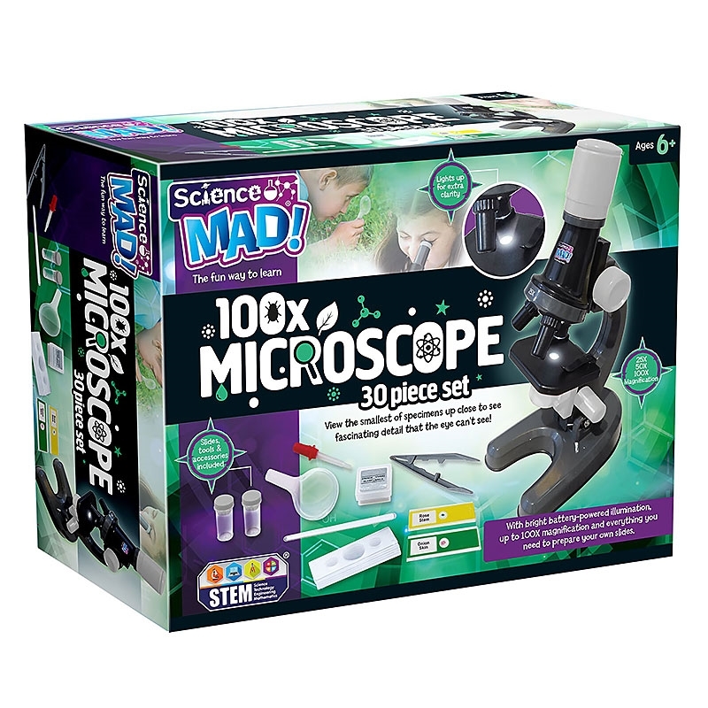 Science Mad 100x Microscope - Science Mad - Science & Nature Toys